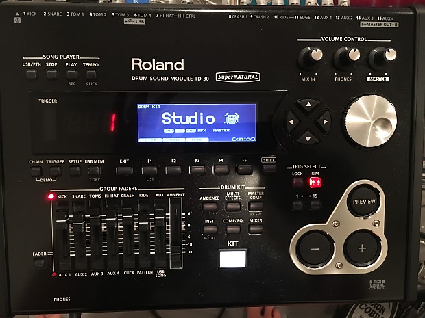 Roland TD-30 V-Drums Sound Module 2016 Black | Reverb