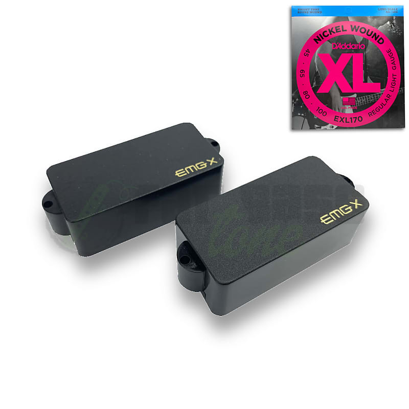 EMG PAX - 4 String P Bass Pickup - Black (FREE | Reverb Australia