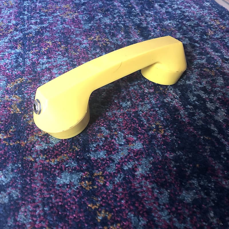 Vintage YELLOW 80s RUSSIAN telephone microphone. Watch | Reverb UK