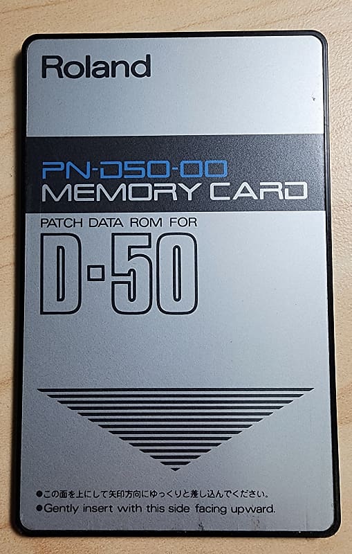 Roland D-50 Memory Card 00 | Reverb
