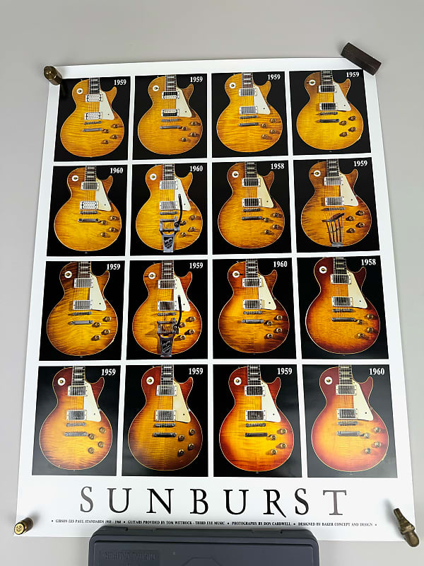 Gibson 'Burst Poster- Looking for the Rightful Owner. | Reverb