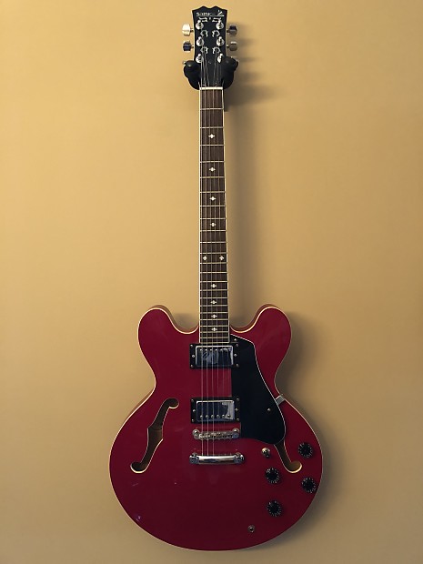 Samick SARC- 902 ES-335 copy 1989 Red | Reverb
