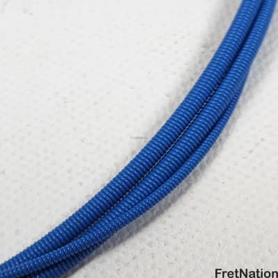 DR Strings NEON Blue Coated Short Scale Electric Bass Strings | Reverb