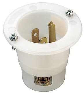 Leviton 5278-C Flanged Straight Blade Power Inlet | Reverb