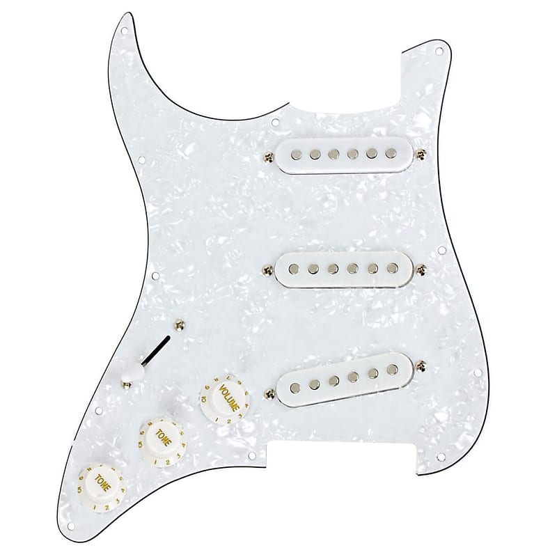 Left Handed Loaded Stratocaster Guitar Pickguard Prewired | Reverb UK