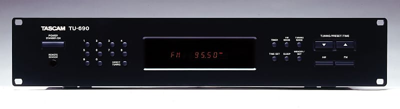 Tascam TU-690 Professional Rackmount AM/FM Stereo Radio Tuner | Reverb