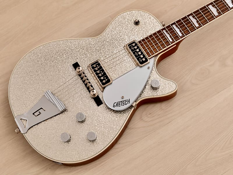 2005 Gretsch Silver Sparkle Jet G6129-1957 Electric Guitar w/ | Reverb