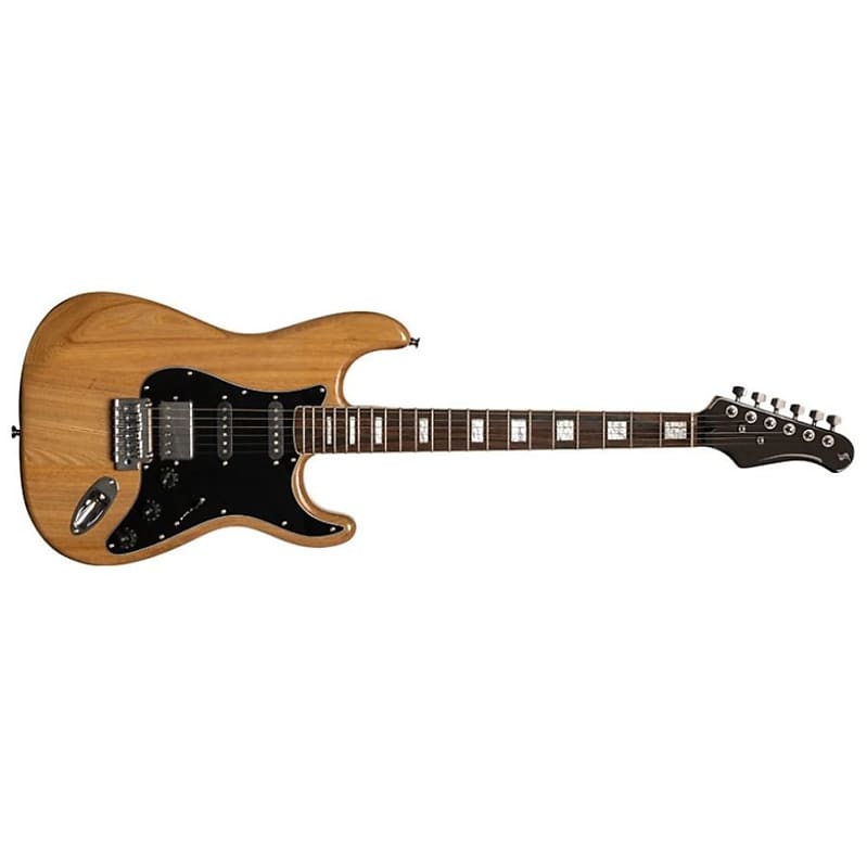 Stagg Vintage Series HSS Stratocaster - Natural - Electric | Reverb