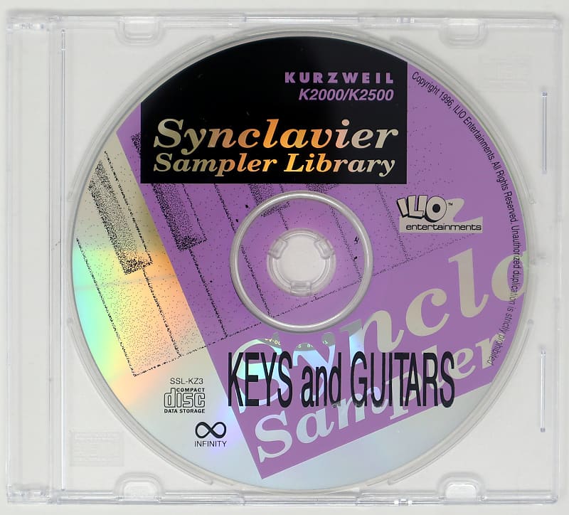 Ilio Synclavier Sampler Library Keys and Guitars Kurzweil | Reverb