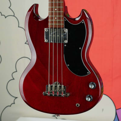 Epiphone EB-0 Series EBG0CHCH1 Electric Bass, Cherry Finish | Reverb