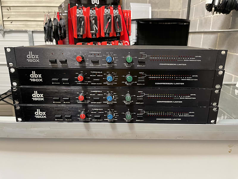 dbx 160X Compressor / Limiter (Lot of 4) | Reverb