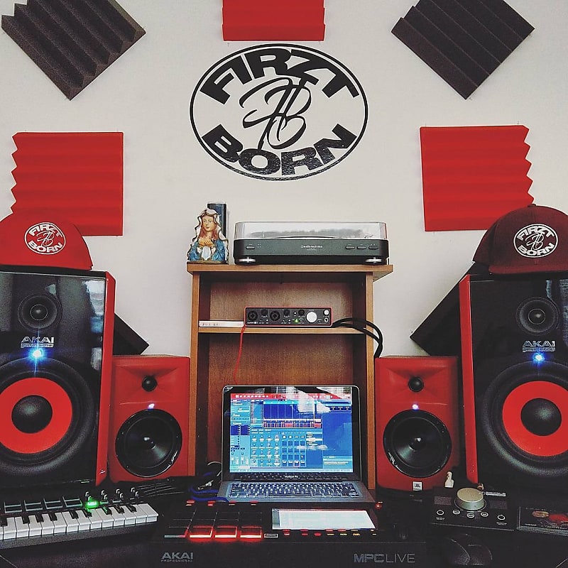 Akai RPM 800 Monitors (Limited Edition Red) | Reverb