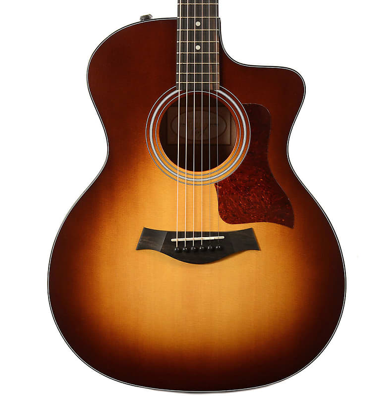 Taylor 114ce Sunburst Acoustic/Electric Cutaway Guitar with | Reverb