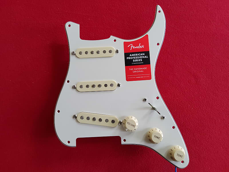 Fender White Pickguard Pre-wired with LSL Instruments 60s | Reverb