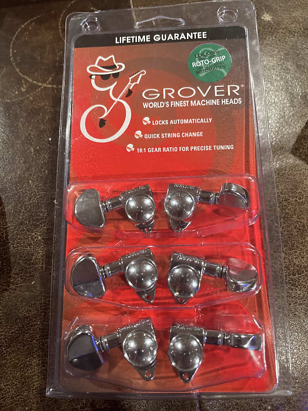 Grover Grover Rotomatic with Kidney Buttons Chrome | Reverb