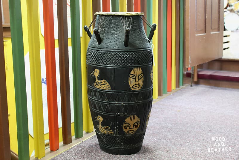 Used 8" Ewe African Drum | Reverb