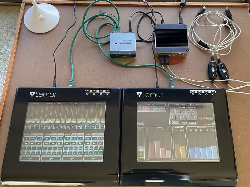 Dual JazzMutant Lemur Complete system programmable MIDI Synth | Reverb