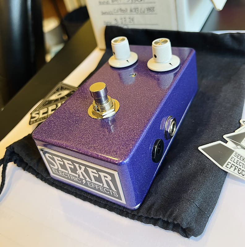 Seeker “System” Tone Bender mkI - custom purple sparkle | Reverb