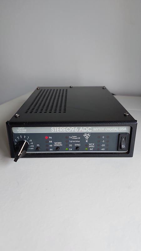 Mytek Digital Stereo 96 ADC - 2 channel 96khz AD converter | Reverb