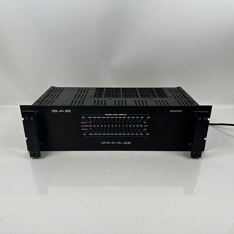 SAE Solid-State Stereo Power Amplifier - Model 2200 | Reverb