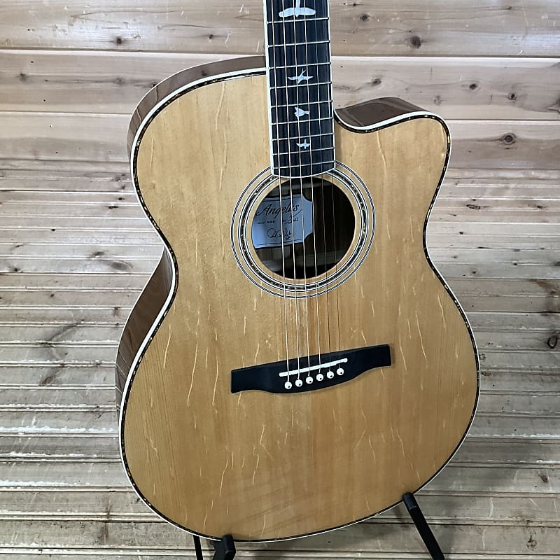 PRS SE A40E Acoustic Guitar - Natural | Reverb