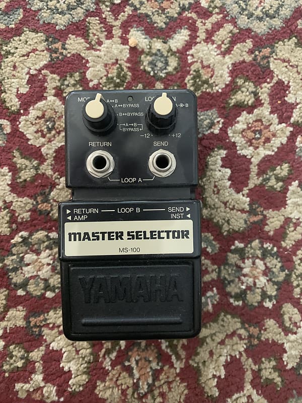 Yamaha Master selector MS-100 line selector 1983 Black | Reverb