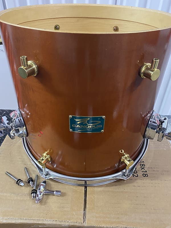 Canopus R.F.M. Maple 13” floor tom drum with legs | Reverb