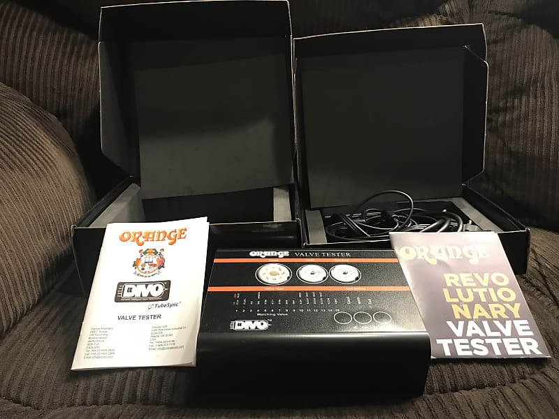 Orange VT-1000 Valve Tester DIVO TubeSync - w/Boxes | Reverb Australia