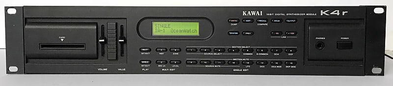 1989 Kawai K4r 16-bit Digital Synthesizer Module K4 | Reverb Canada