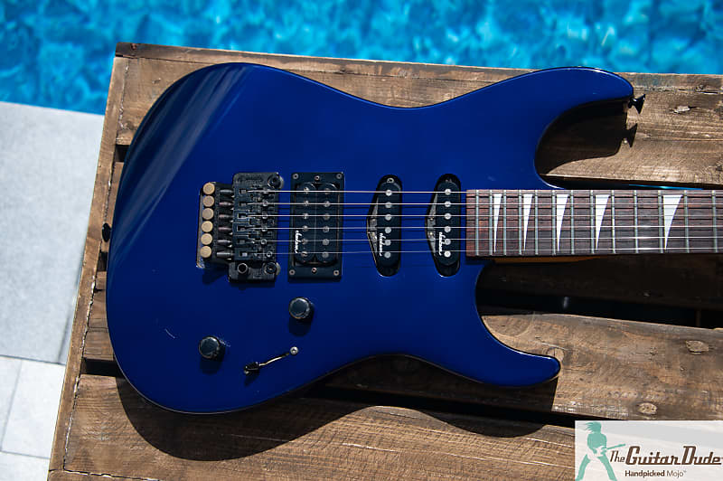 1980's Charvel DK-085 SSH Model 3 - PRO SET-UP! Royal Blue | Reverb
