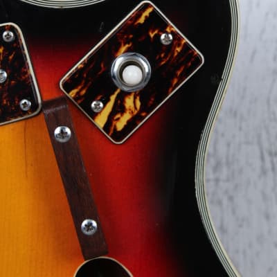 Kent Model 822 Vintage 1960s Hollow Body Electric Bass Guitar | Reverb