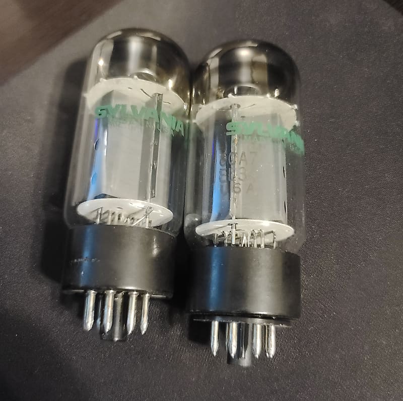 Sylvania 6CA7 / EL34 Tubes - Matched Pair | Reverb