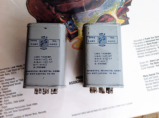 Jorgen Schou JS Transformers Type 0,6 MK Matched Pair [Mint] | Reverb