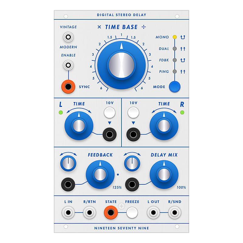 1979 DSD Buchla Format Stereo Delay Module (Chronoblob) | Reverb