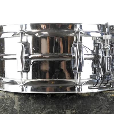 1970s Ludwig 5x14 LM400 Supraphonic Snare Drum | Reverb