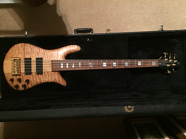 Spector NS5 5 String Bass, Piezo and HAZ Preamp | Reverb