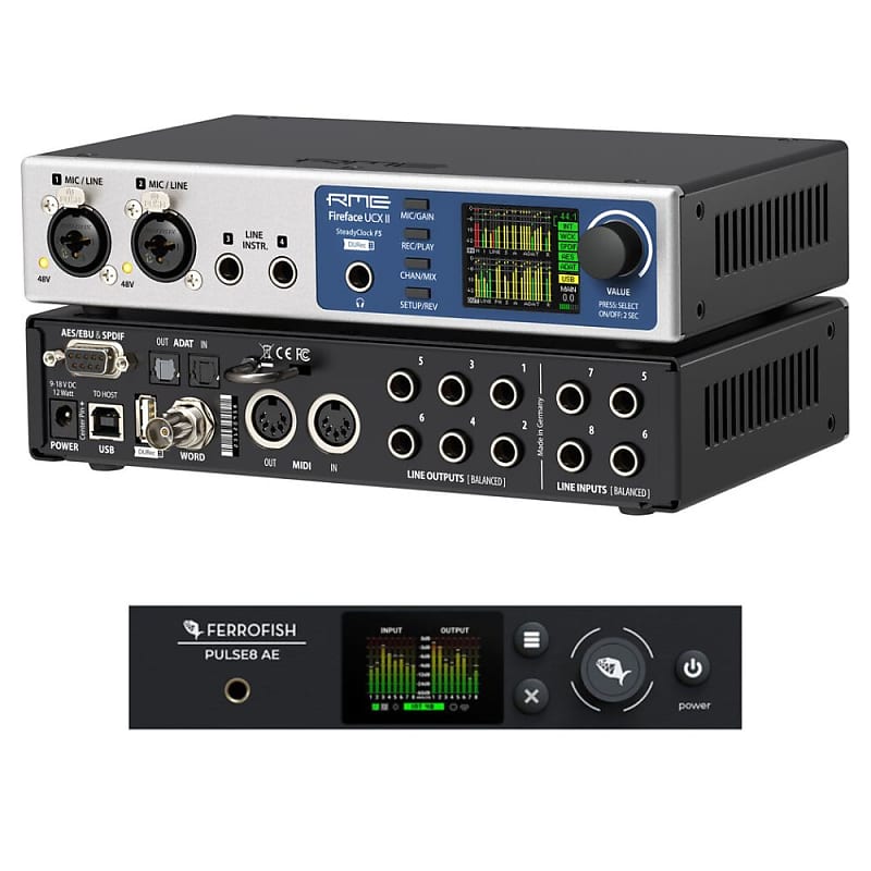 RME Fireface UCX II Desktop 20x20 USB Audio/MIDI Interface | Reverb