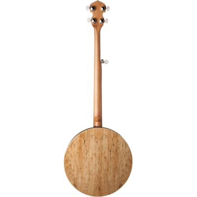 Oscar Schmidt OB5SP 5-String Resonator Banjo, Spalted Maple | Reverb