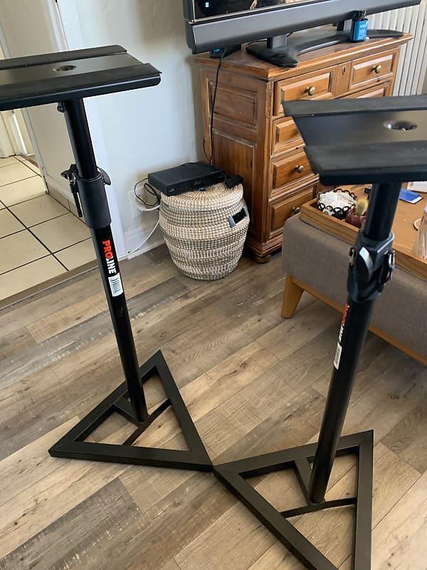 ProLine Studio Monitor Stands Black | Reverb