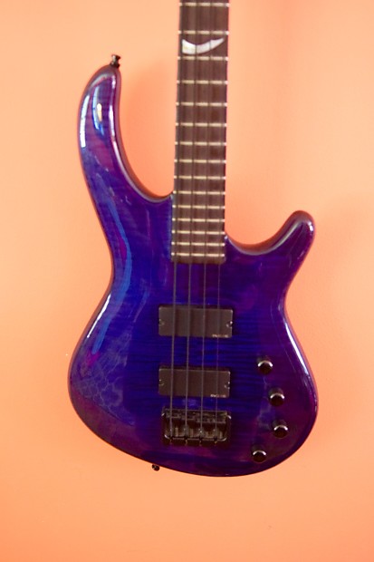 Dean European Custom Select Blue Quilted top *Rare Czech | Reverb