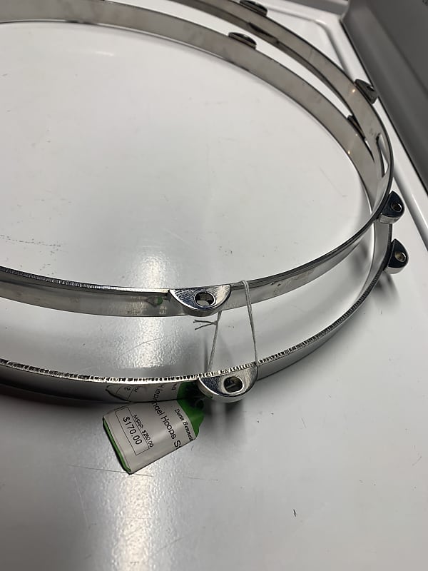 Angel Drum hoops stainless steel 8 lug | Reverb