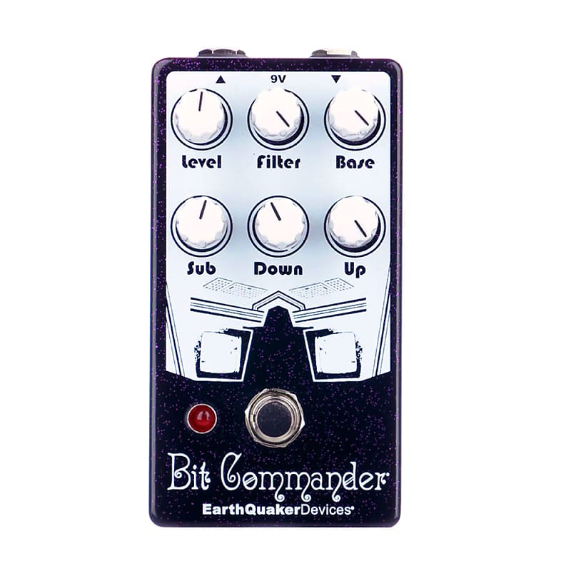 EarthQuaker Devices Bit Commander V2 Octave Synth, Purple | Reverb
