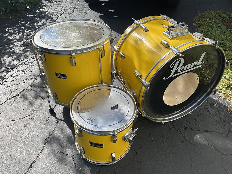 Pearl Export Series 1987 Yellow | Reverb