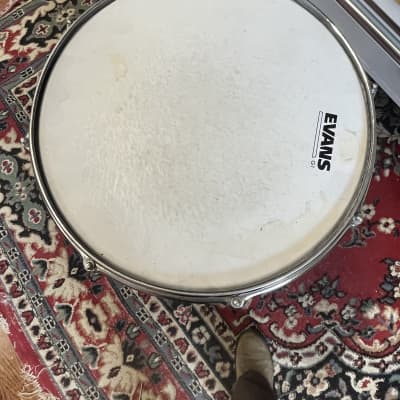 Slingerland 14x10 Snare Drum Marching Niles 1970s - Champagne | Reverb