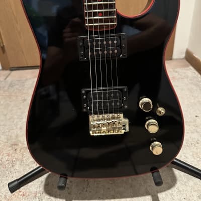 Cort Super Strat Style Guitar 1980s - Black | Reverb