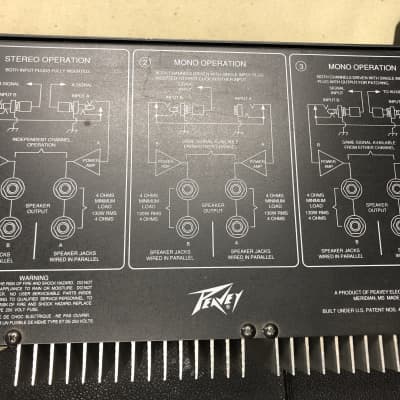 Peavey M-2600 Mark V Series Stereo Power Amplifier | Reverb