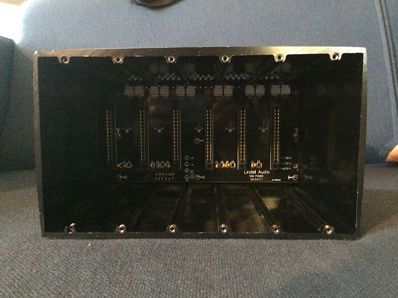 Lindell Audio 506 Power 6-Space 500 Series Rack 2010s Black | Reverb