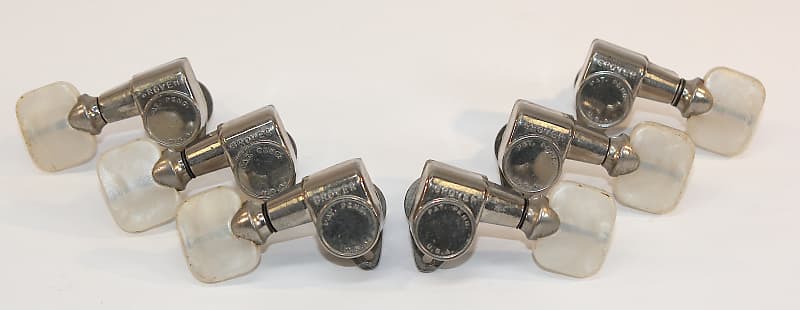 Vintage Grover Patent Pending Rotomatic Pearl Button Flatback | Reverb