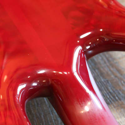 Spector Euro 4 LX 4-String Electric Bass Guitar Trans Red + | Reverb