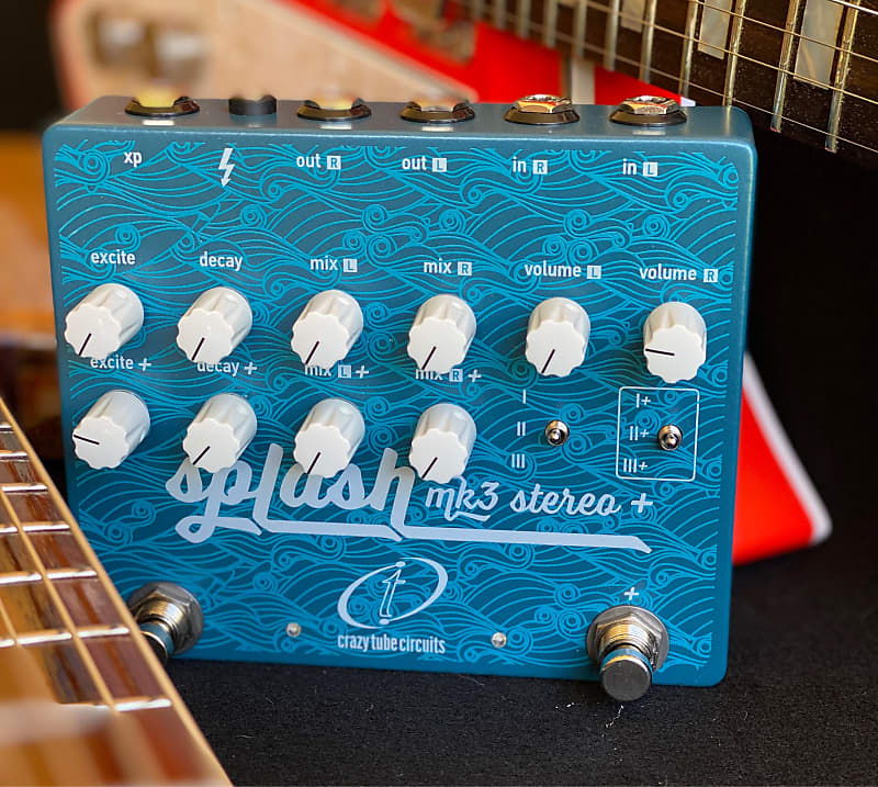 Crazy Tube Circuits Splash Reverb Mk3 Stereo+ 2021 Blue | Reverb